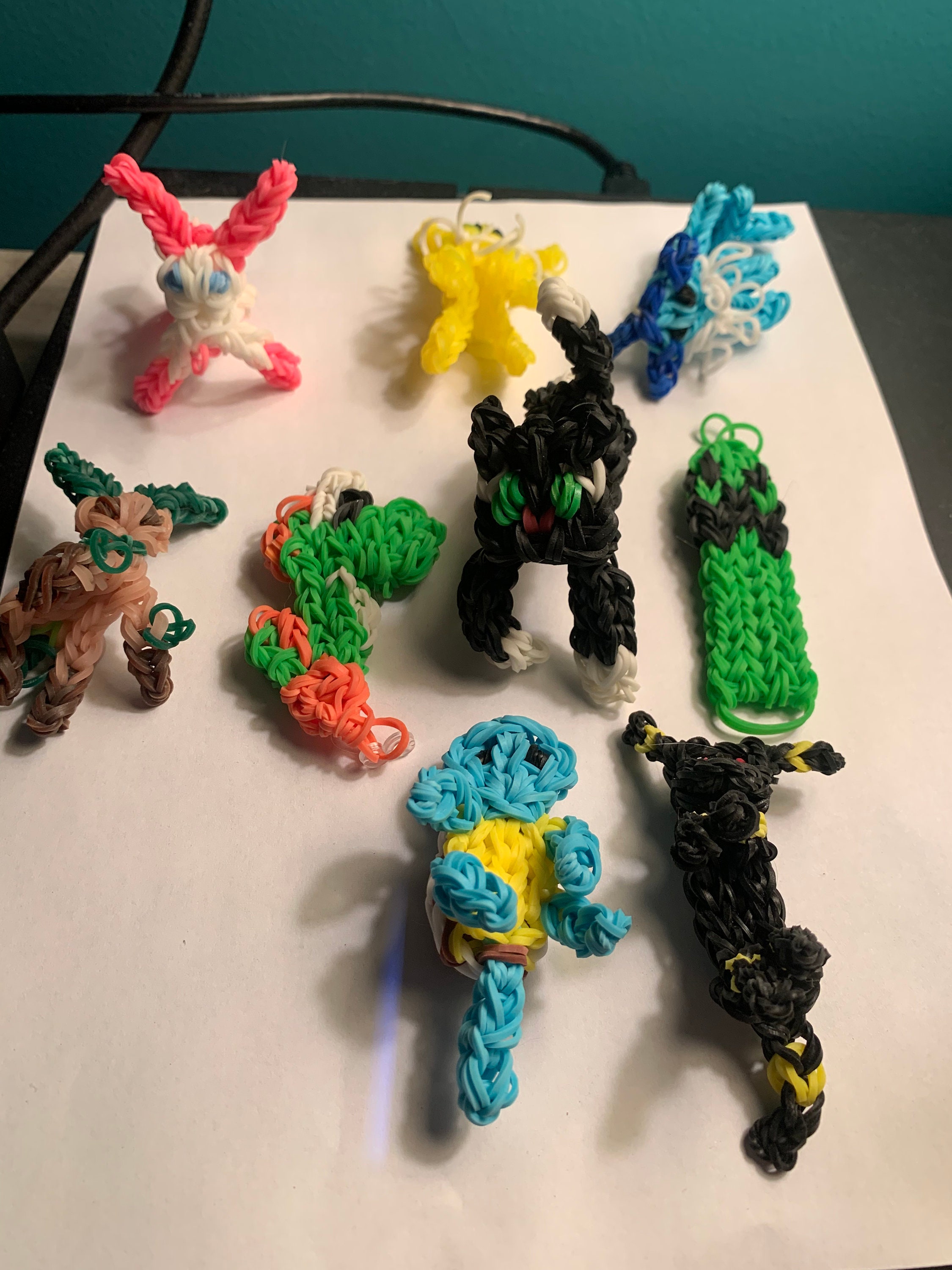 Rainbow Loom Bracelets, Characters and Animals - Etsy UK