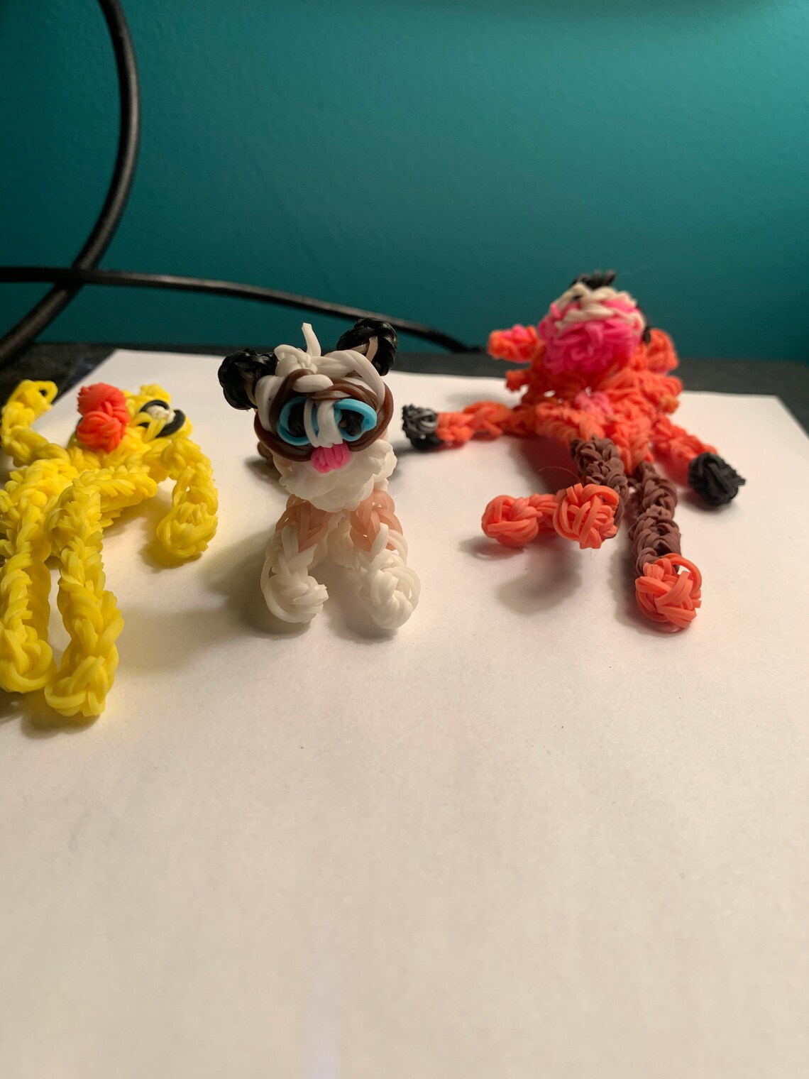 Rainbow Loom Bracelets Characters and Animals - Etsy UK