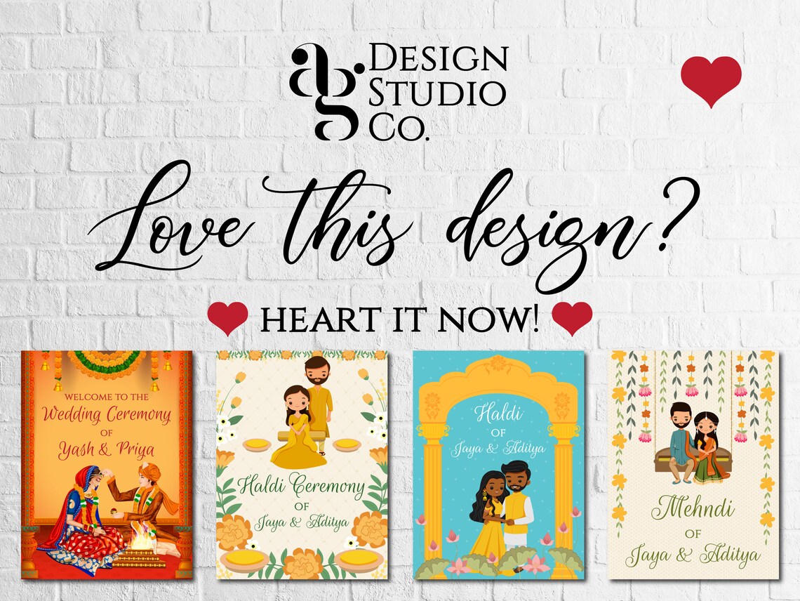 Indian Welcome Signages Hindu Wedding Signs & Hindu Ceremony - Etsy