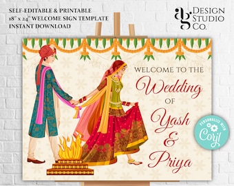 Hindu Wedding Banner Designs