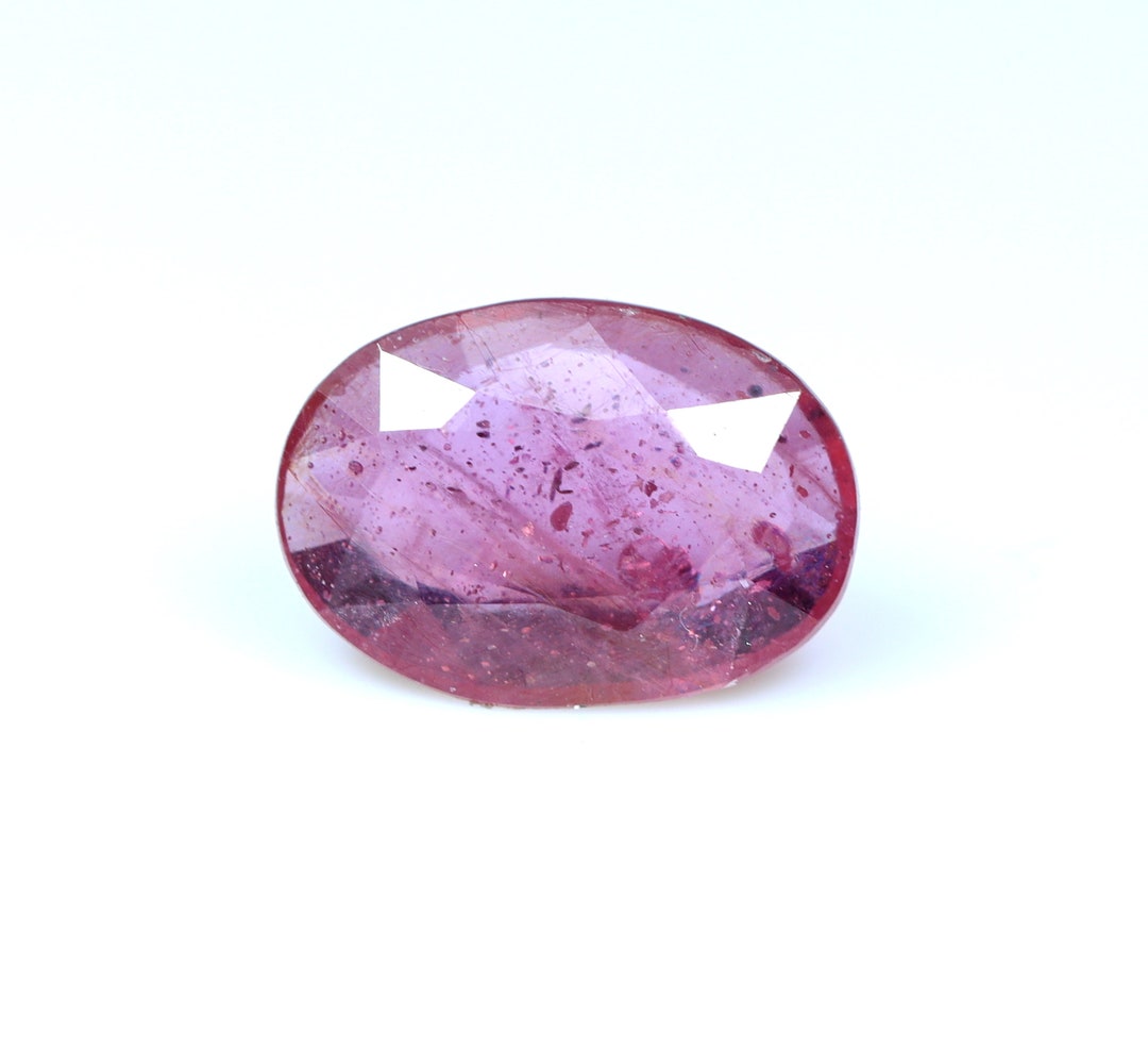 11x8 MM Natural Glass Filled Ruby Faceted Gemstone Ruby - Etsy