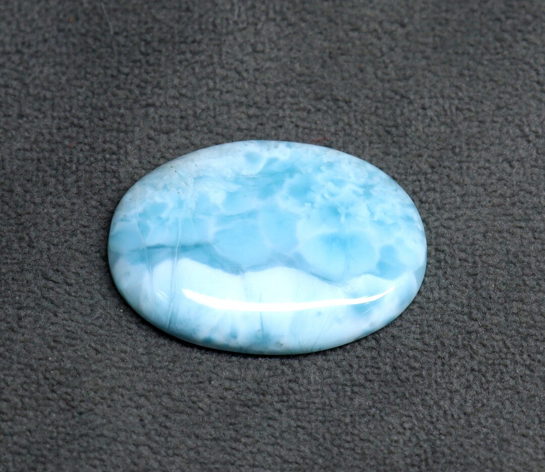 Natural Larimar Gemstone Pectolite Stone Larimar Sky Larimar - Etsy