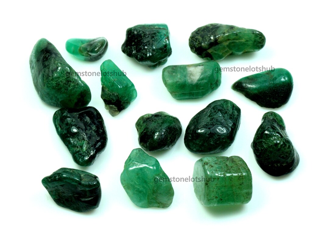 100 % Natural Raw Emerald Loose Emerald Raw Untreated AAA Quality Rough ...