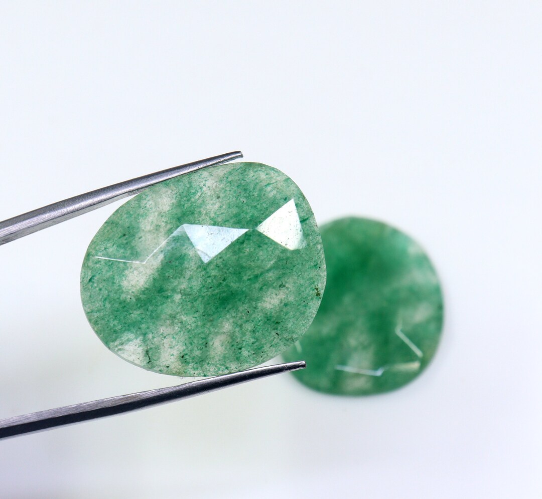 Aventurine Gemstone 33.70 CRT Natural Green Aventurine Loose Gemstone ...