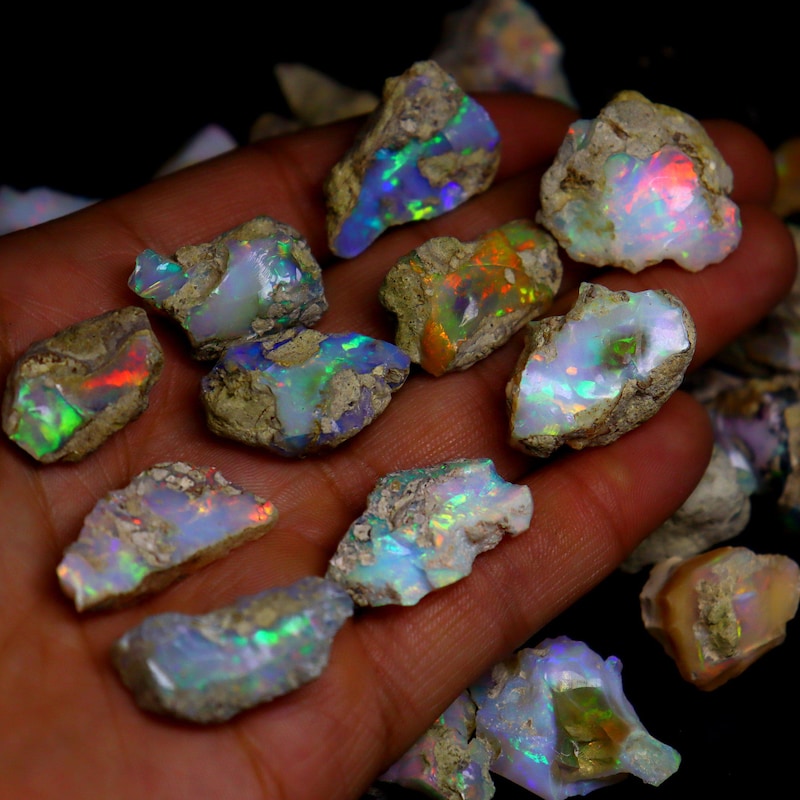 Ethiopian Opal Rough Raw - Etsy UK