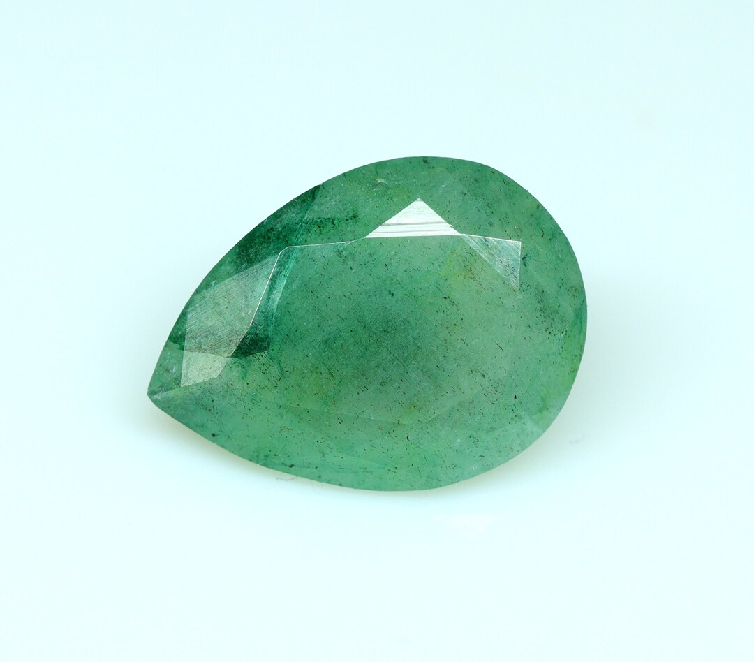 Beryl Emerald Faceted Gemstone 13x9 MM Ring Size Emerald Loose - Etsy