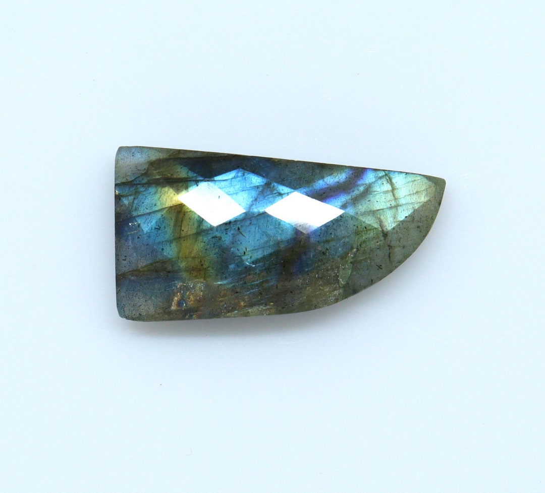 20.50 CT Labradorite Fancy Rose Cut Metaphysical Crystal - Etsy