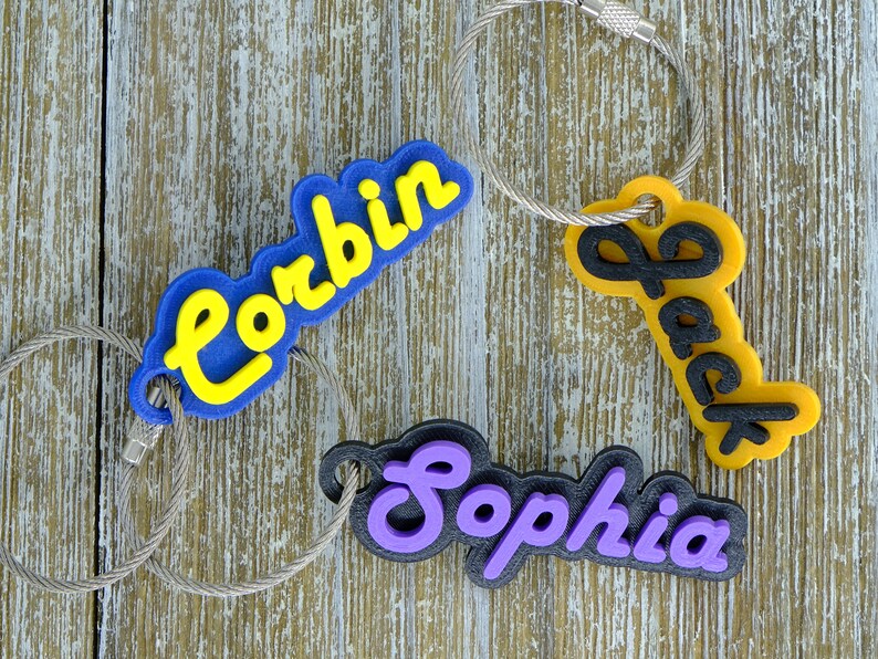 Retro Personalized Water Bottle Name Tag Personalized Luggage - Etsy