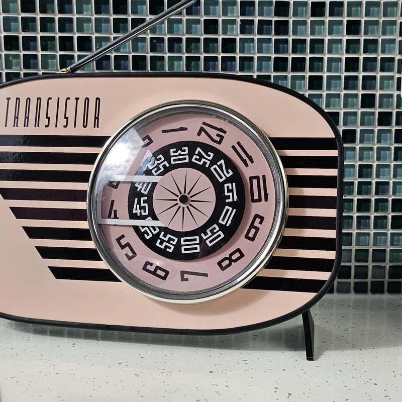 1960s Clock Radio - Etsy