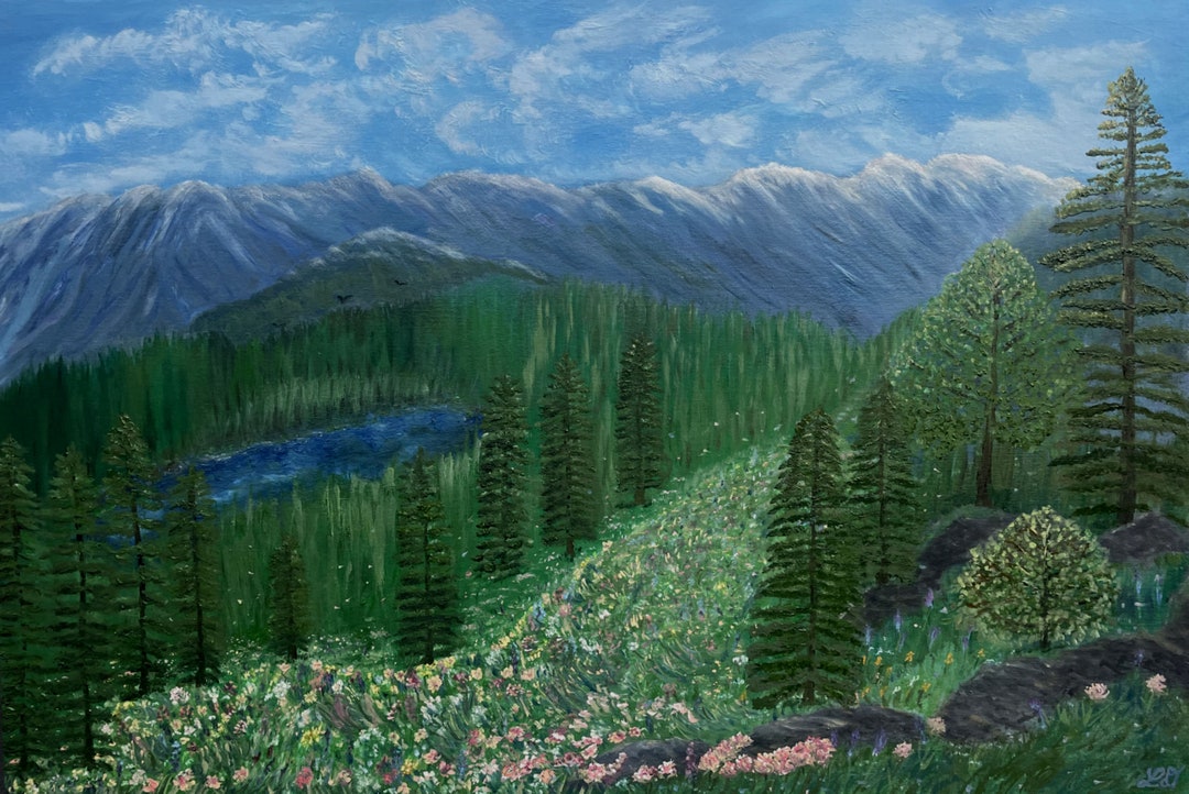 Giclee Print of a Colorado Scene Oil on Your Choice of Size and Paper ...