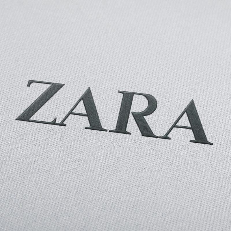 ZARA Logo. Zara. Embroidered Design, Used for Embroidery Machines ...
