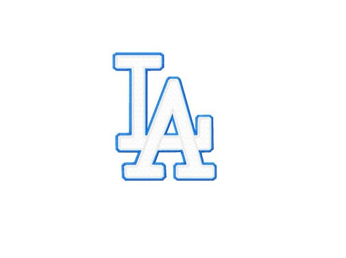 LA Applique Logo Free Embroidery Design. LA Logo. Ralph Lauren ...