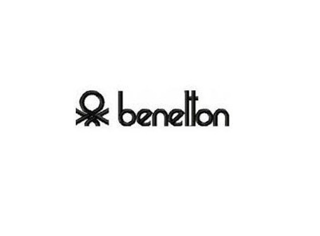 Benetton Embroidered Design Logo. A Lot of Files. Embroidered Design ...