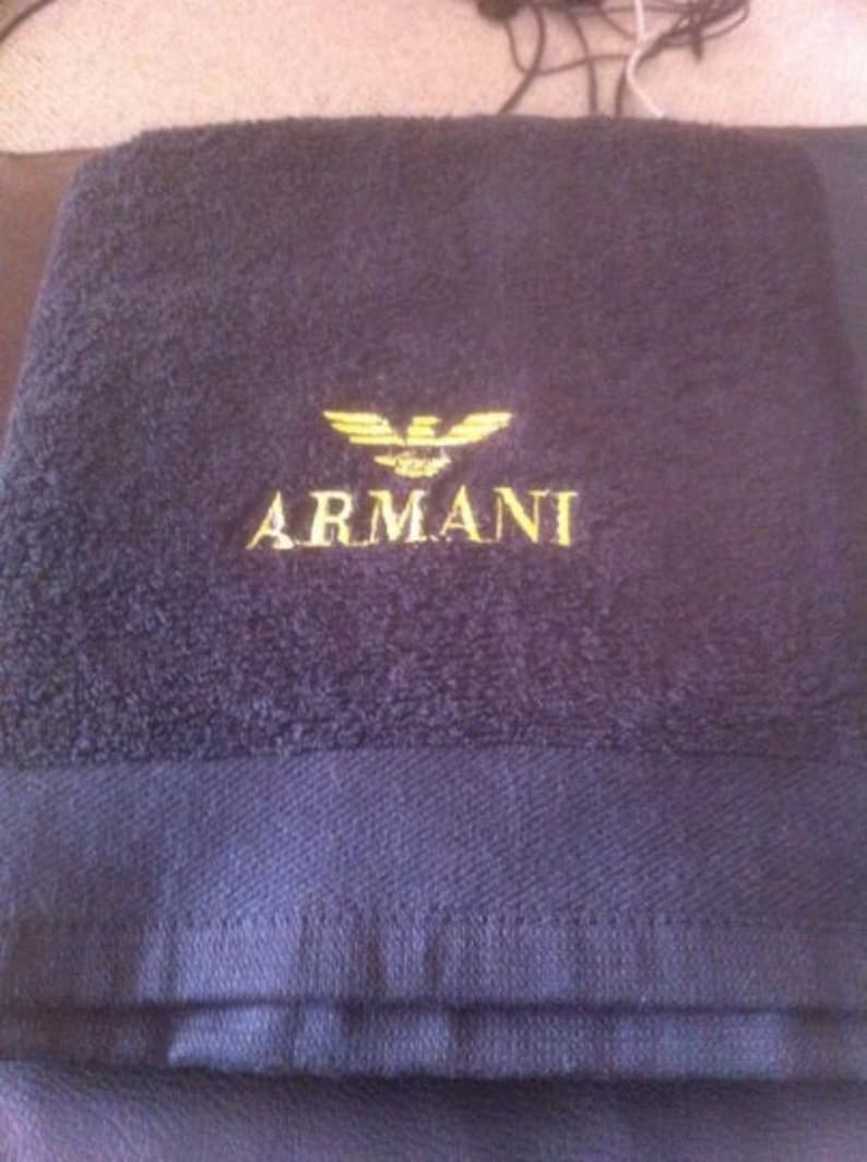 George Armani Logo. Georgio Armani Embroidered Design, Used for ...