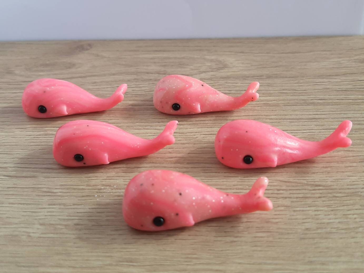 Handmade whale fridge magnet Unique whale magnet Pink whale Magnet ...