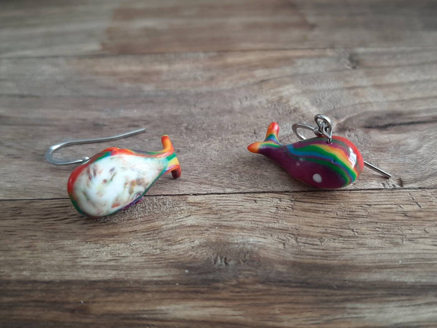 Walvis oorbellen handgemaakt Polymeerklei oorbellen - Etsy Nederland