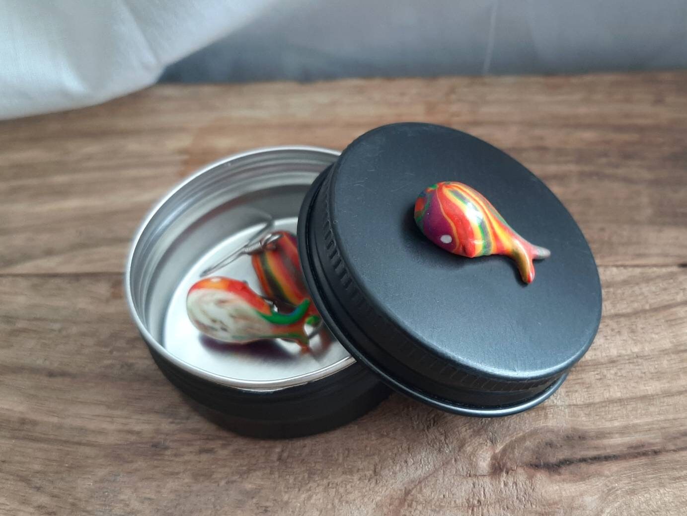 Walvis oorbellen handgemaakt Polymeerklei oorbellen - Etsy Nederland