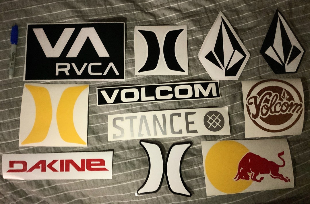 5 Large Surf Vinyl Decals (random Pick) - Etsy
