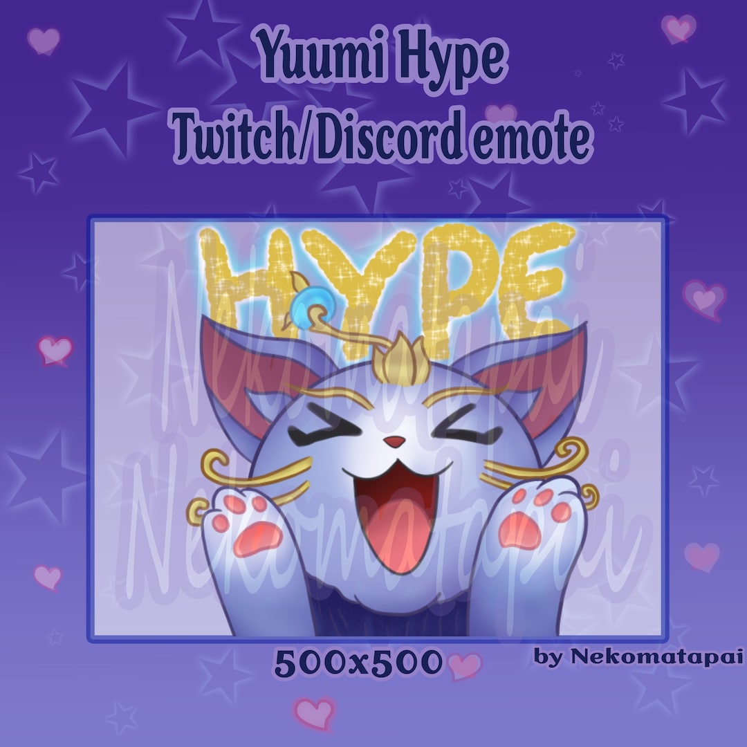 Yuumi Hype Twitch/discord Emote League of Legends - Etsy