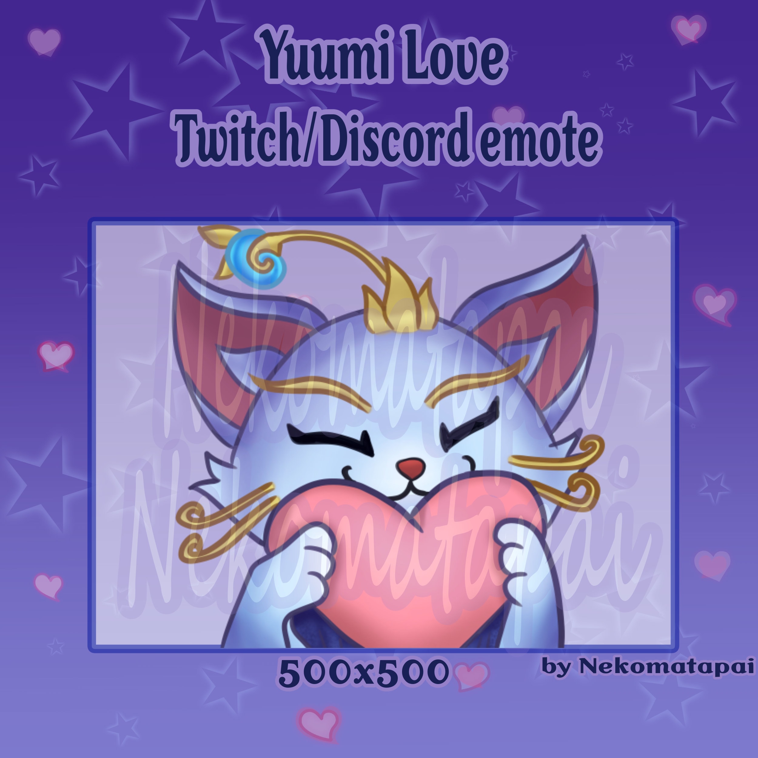 Yuumi Love Twitch/discord Emote League of Legends - Etsy