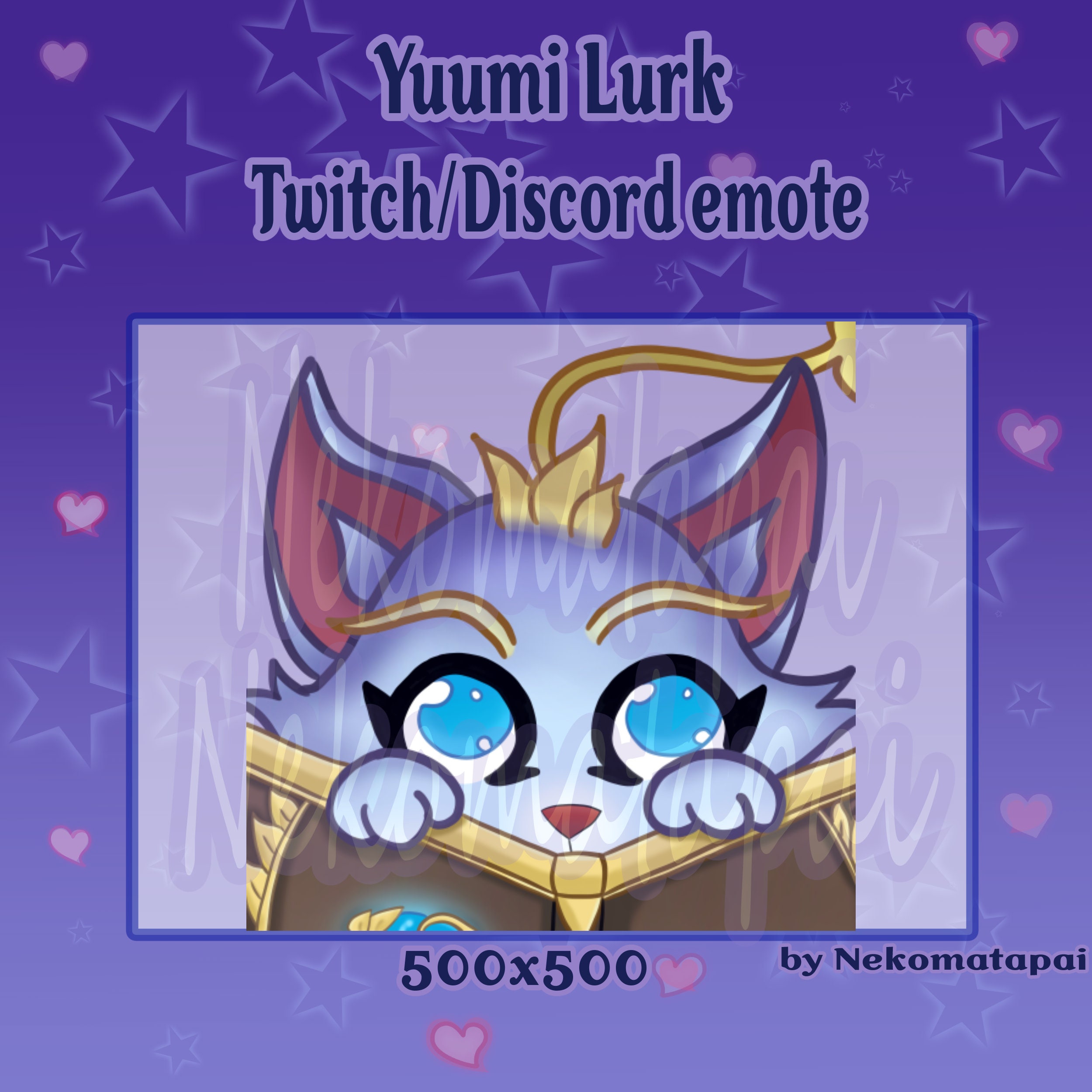 Yuumi Lurk Twitch/discord Emote League of Legends - Etsy