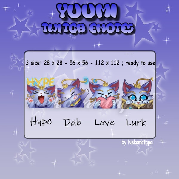 Yuumi Emotes - Etsy