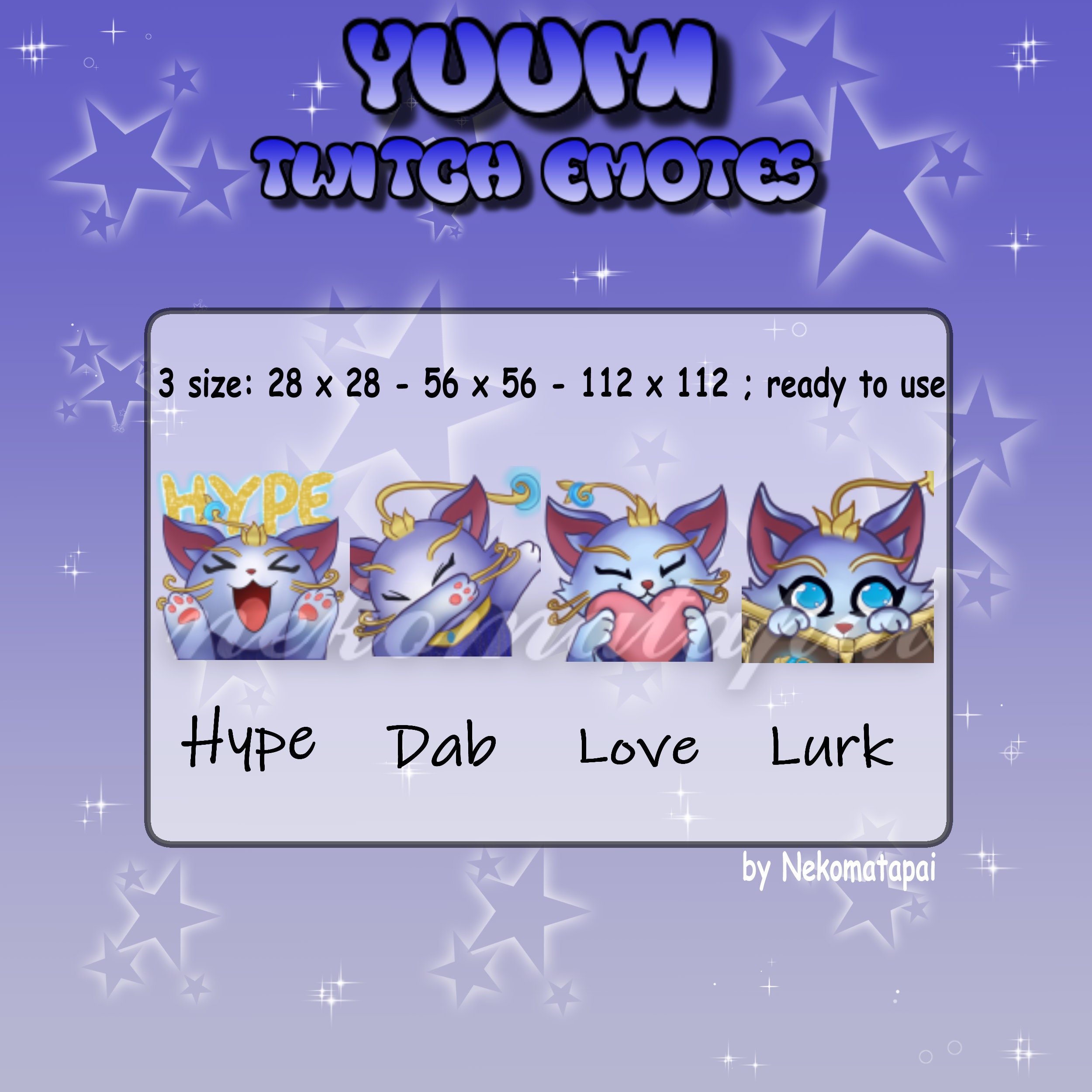 Yuumi Twitch/discord Emotes League of Legends - Etsy