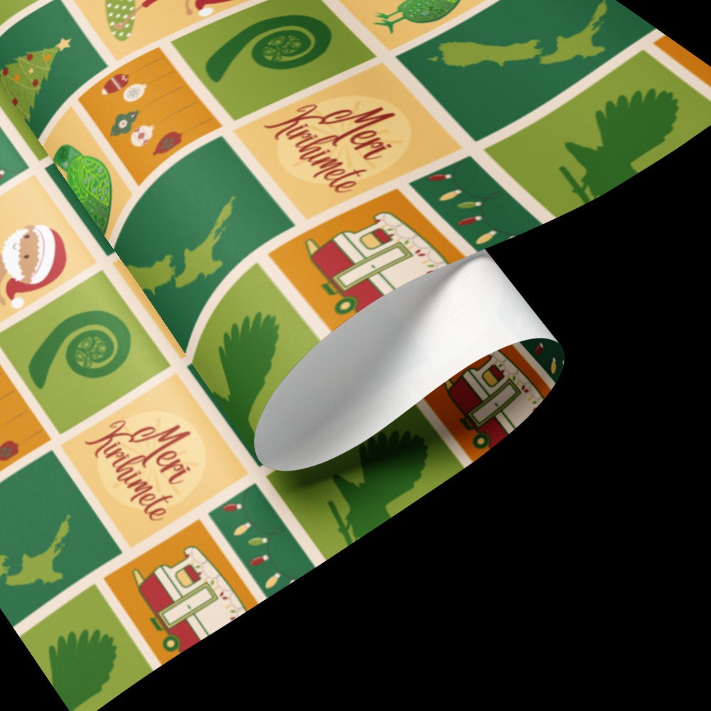 Aotearoa - New Zealand Wrapping Paper Sheets - Etsy