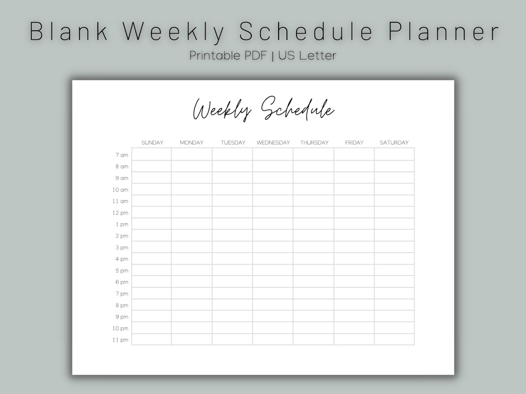 Weekly Student Planner | Planner Printable | Academic Planner ...