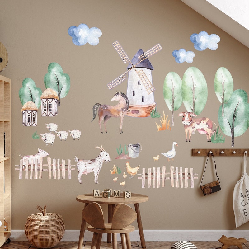 Windmill Decal - Etsy