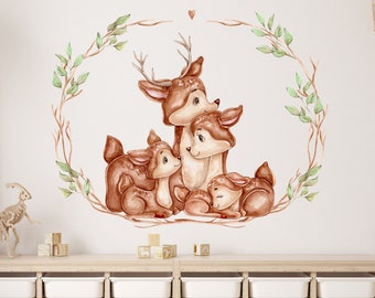 Deer Family Decal - Etsy