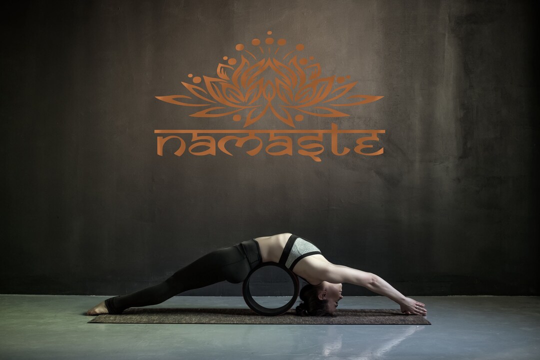 Namaste Wall Sticker Wall Sticker Yoga Meditation (copper) - Etsy