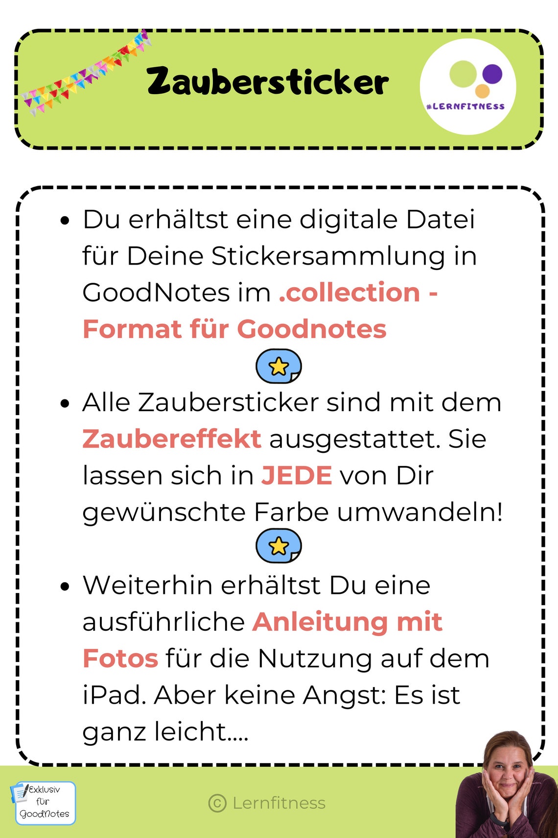 Digital Magic Stickers for Goodnotes Color Editable Magic Stickers - Etsy