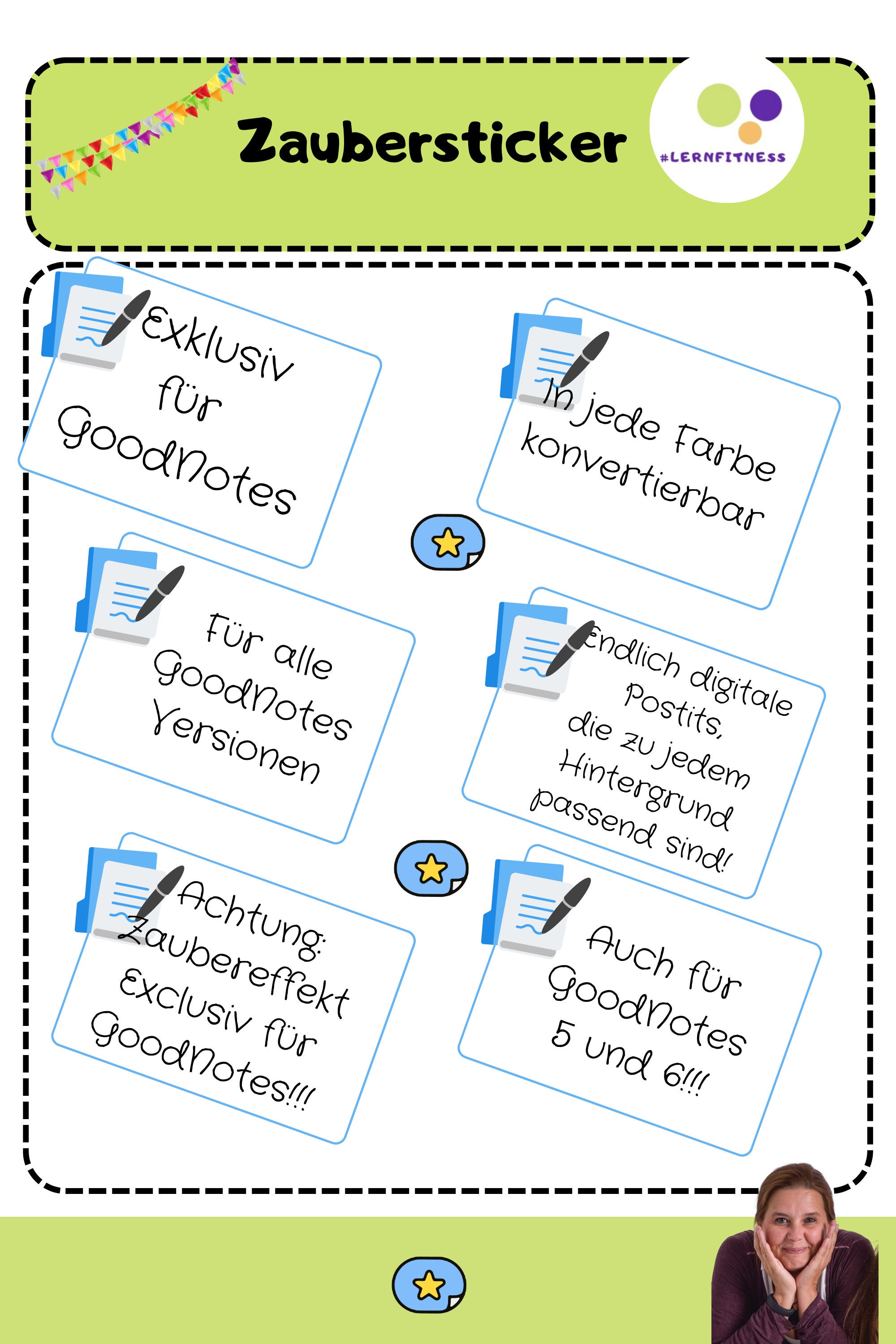 Digital Magic Stickers for Goodnotes | Color Editable | Magic Stickers ...