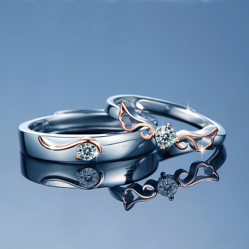 Pinky Swear Matching Rings Promise Rings Set Couples Ring Etsy