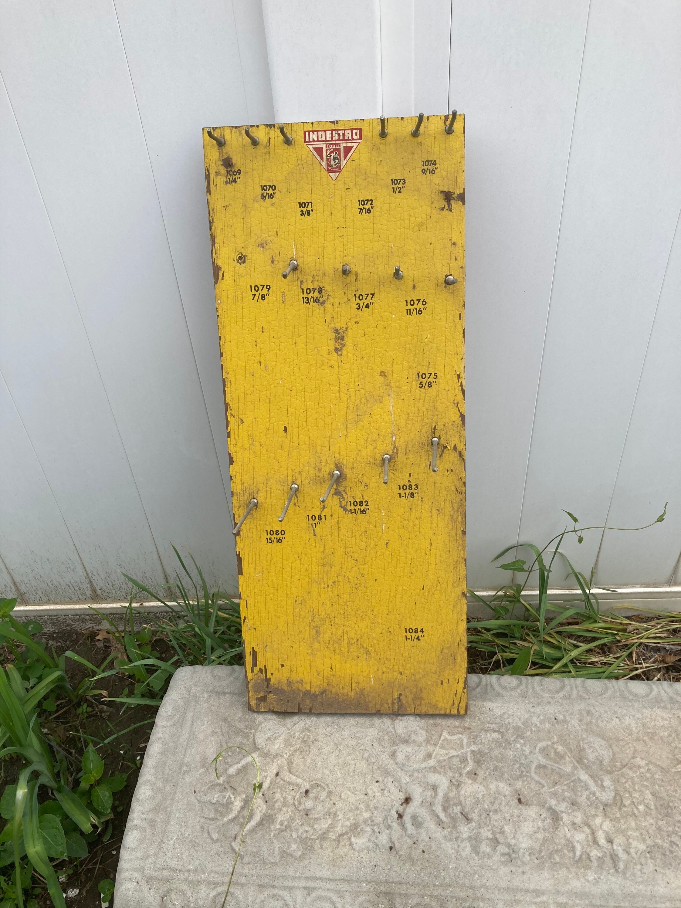 Vintage Indestro Parts Sign Board Tools Tool Display. - Etsy