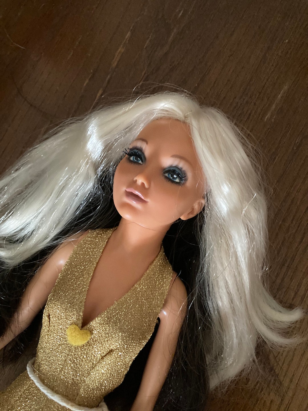 Tiffany Taylor 1974 18” Ideal Doll. Hair Changes From Blonde to ...