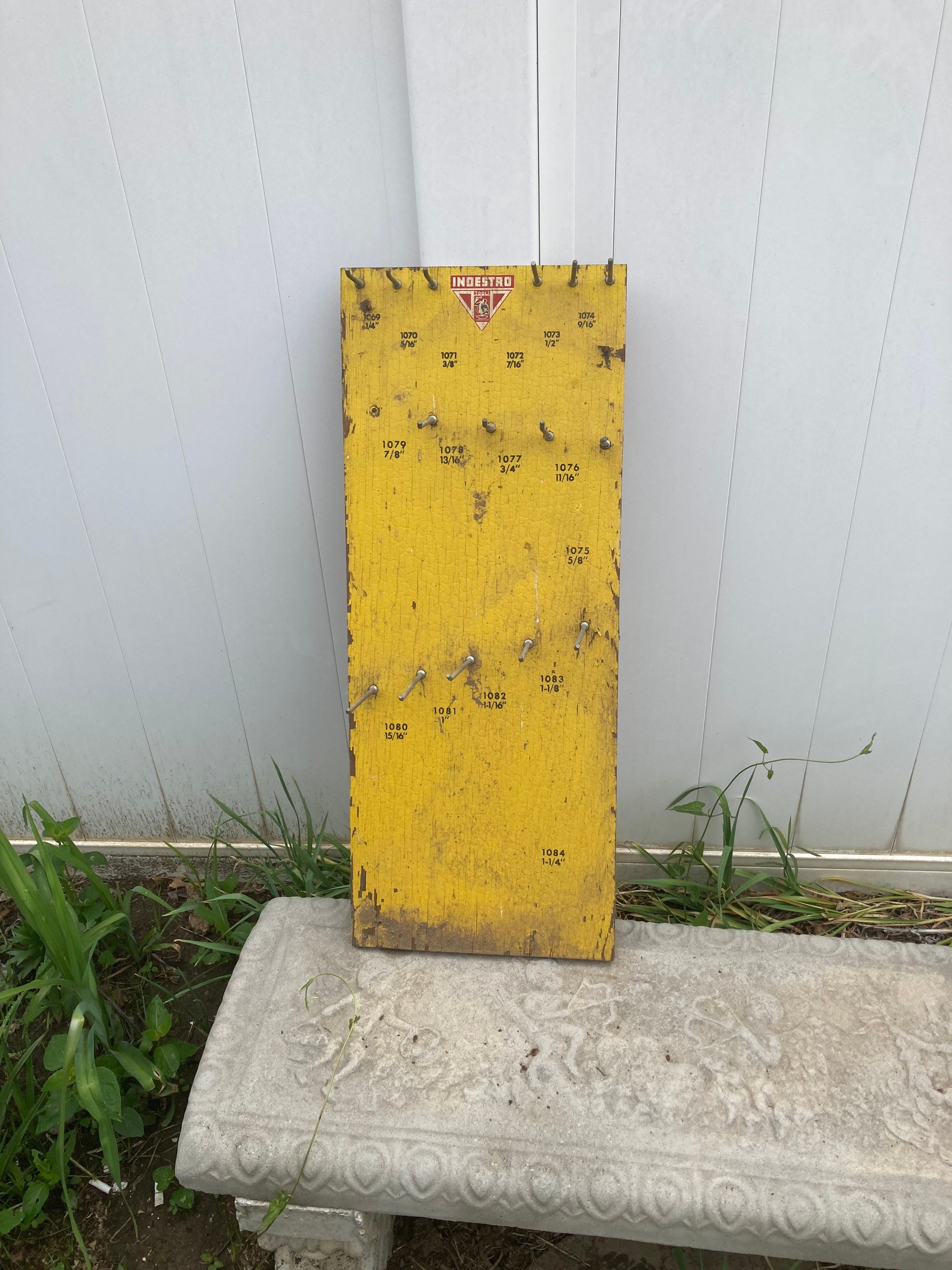 Vintage Indestro Parts Sign Board Tools Tool Display. - Etsy