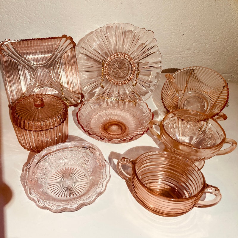 Pink Glass - Etsy