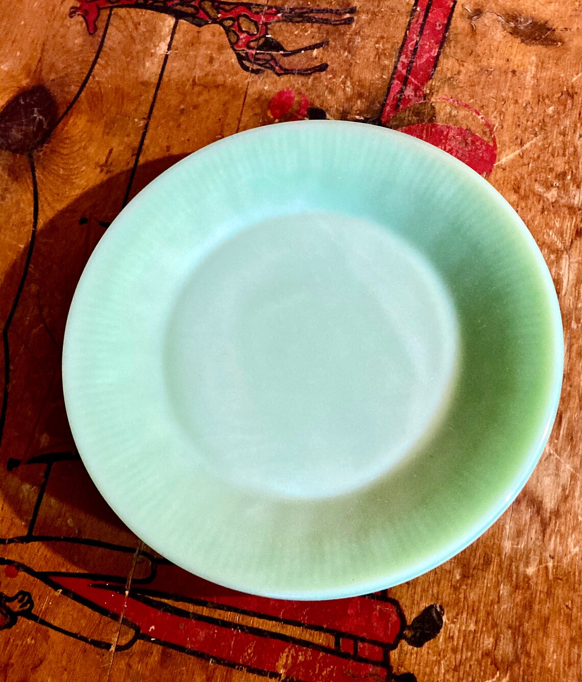 Jadeite Dishes by Fire King in Jane Ray Pattern. Rare Pattern, Never ...