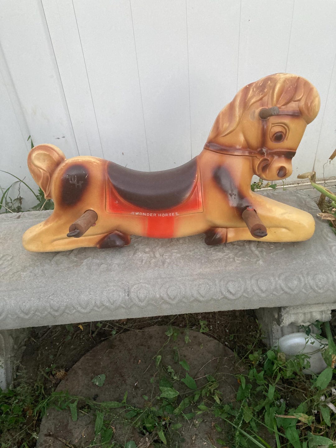 Vintage 1950’s Wonder Horse Toy Kids Riding Horse. - Etsy