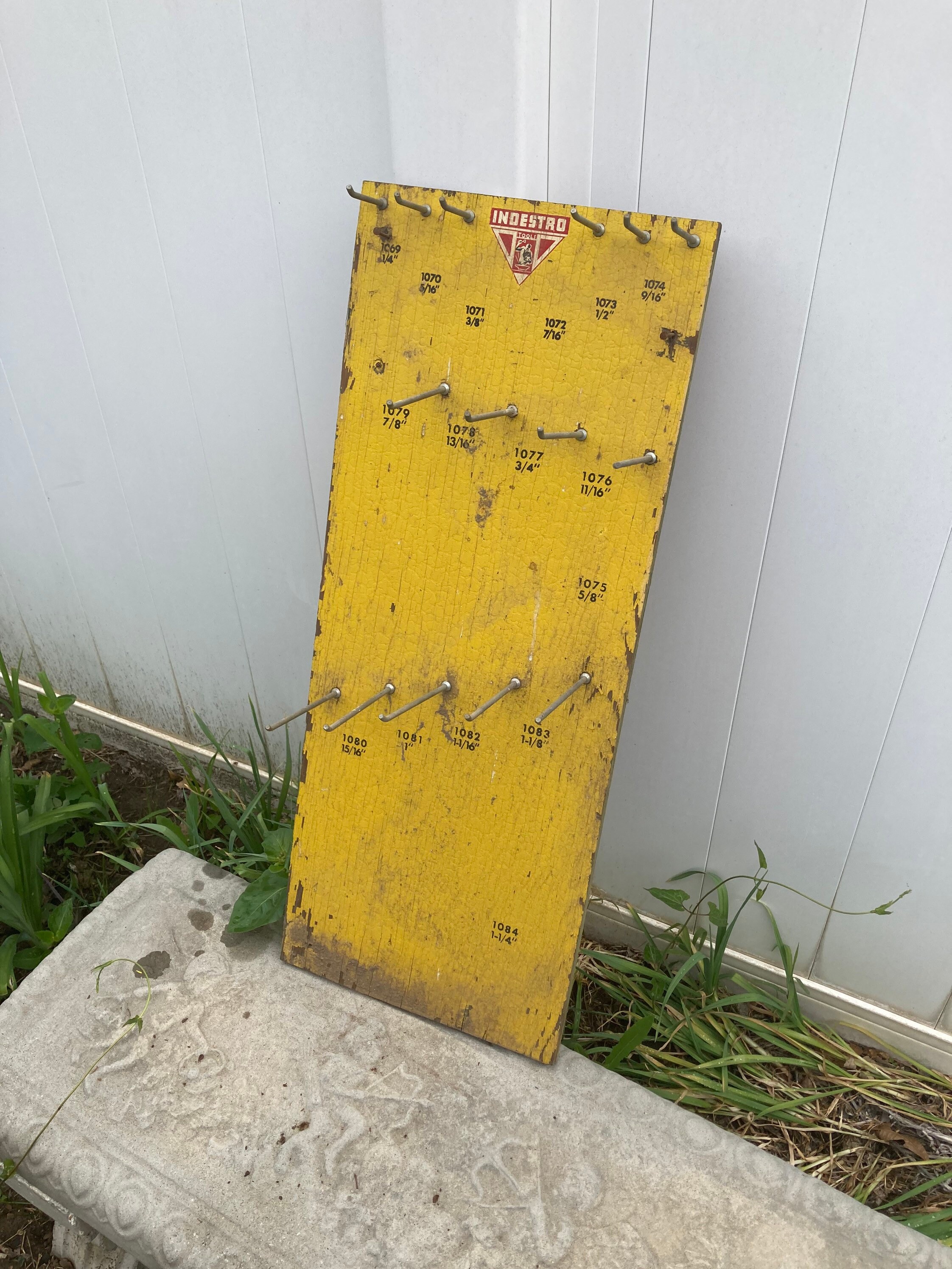 Vintage Indestro Parts Sign Board Tools Tool Display. - Etsy