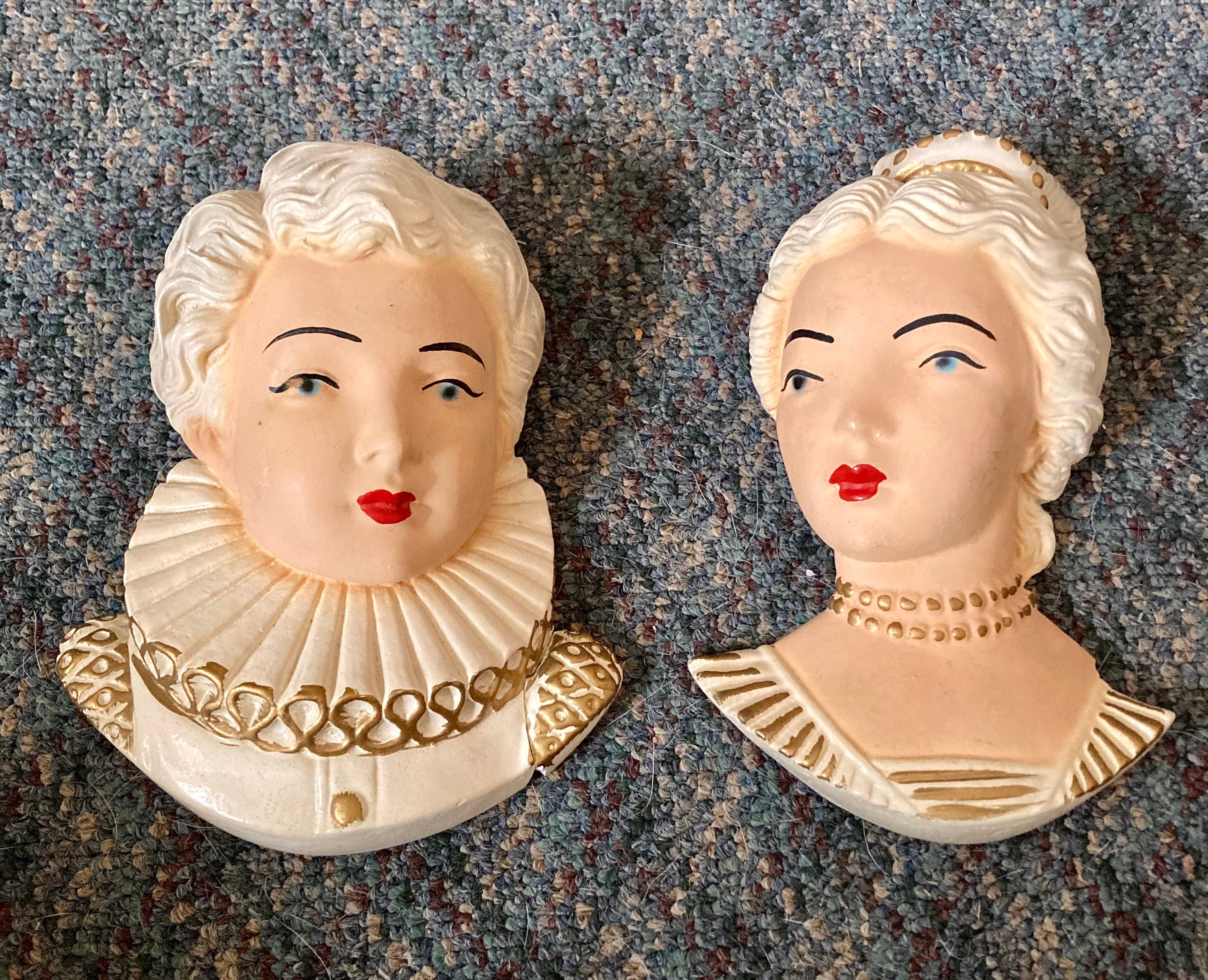 RARE Carnival Chalk Set. Victorian Man & Lady Chalk Set. - Etsy