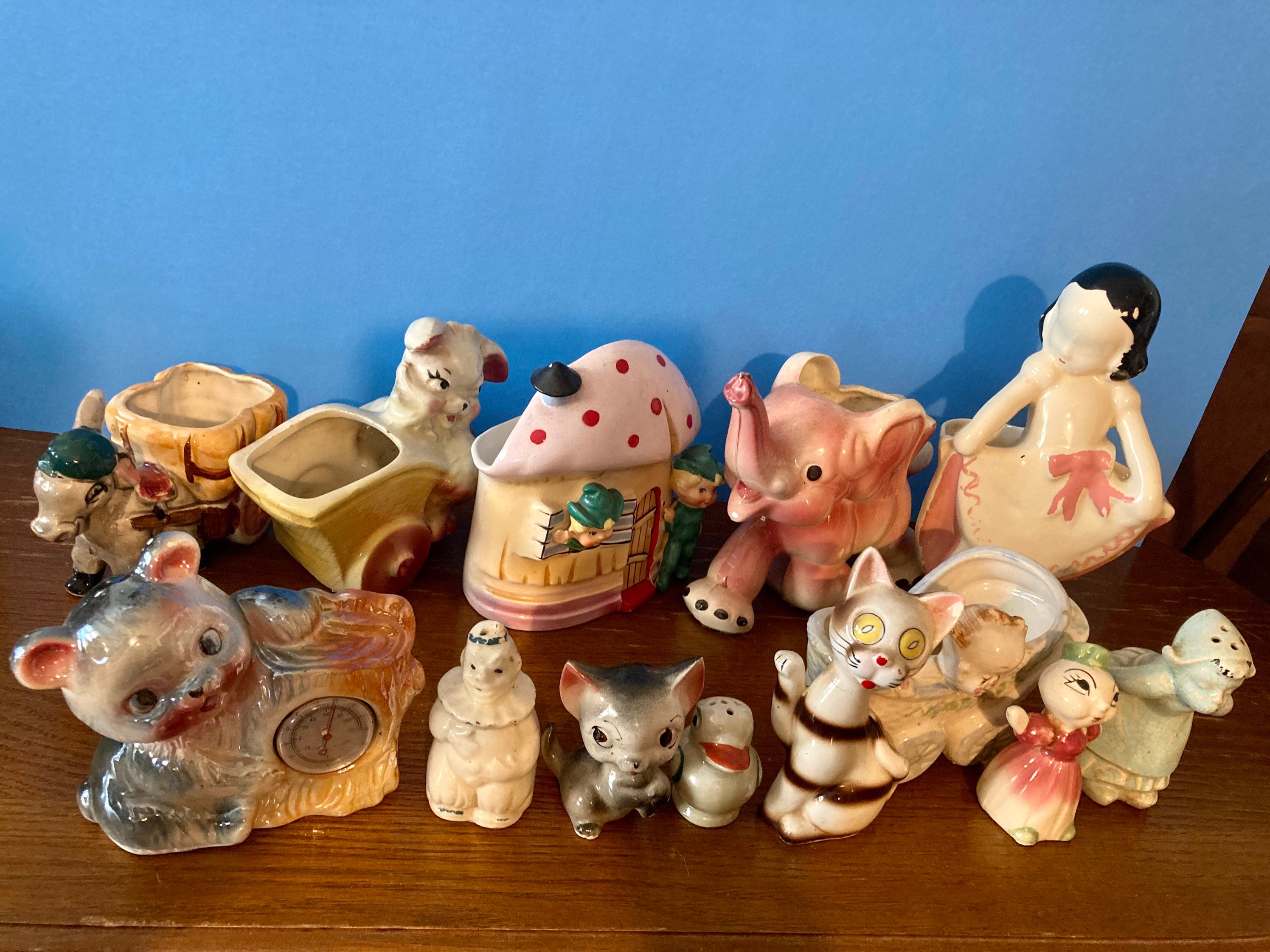 Antique to Vintage Figurines Made in Occupied Japan, Japan, USA ...