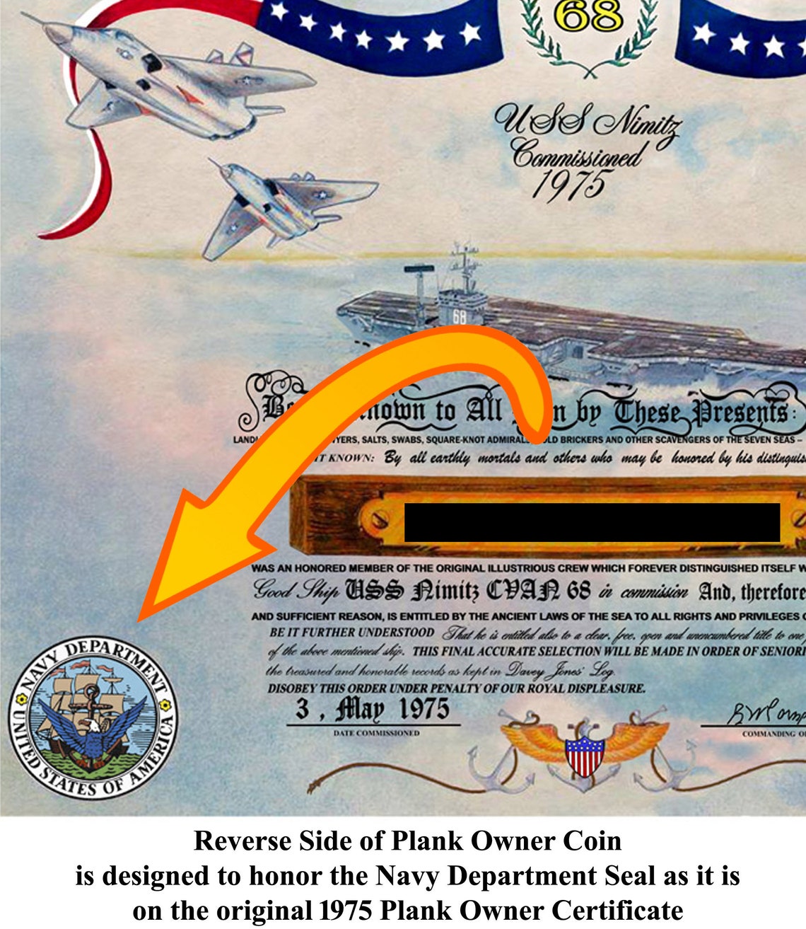 USS Nimitz CVAN-68 Plank Owner 2 Challenge Coin - Etsy