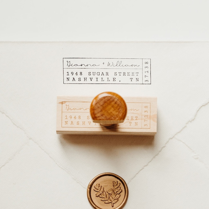 Border Rubber Stamp - Etsy