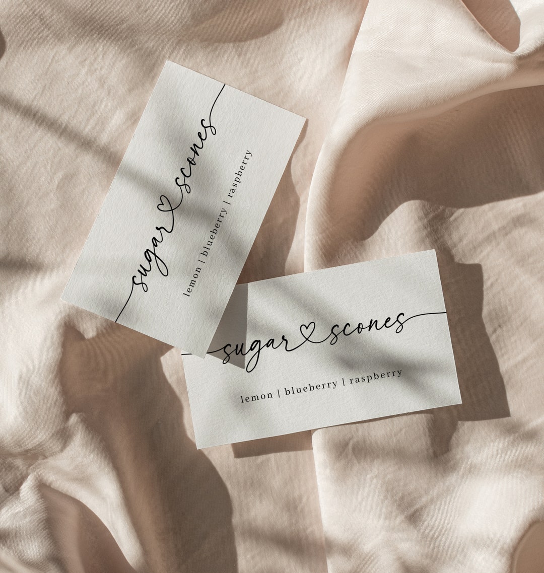 Buffet Card Template, Fully Editable, Modern Wedding Buffet Cards, Food ...