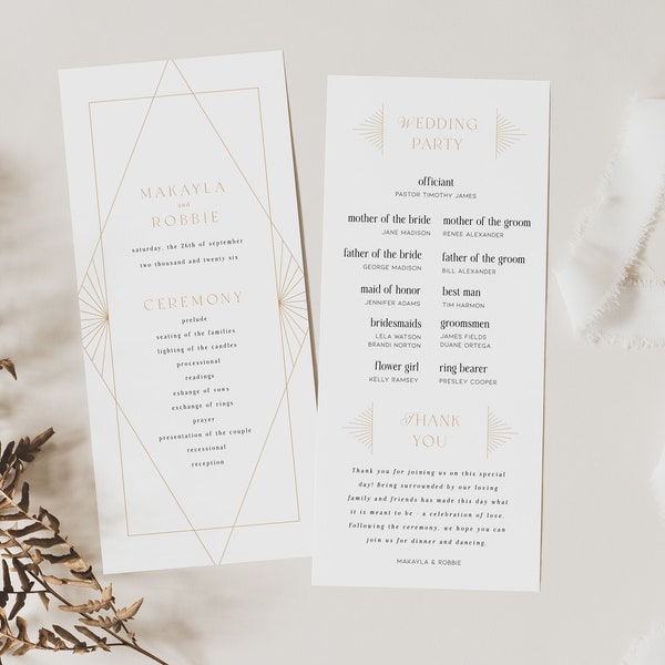 Art Deco Invitations - Etsy