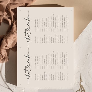 Name That Cake Bridal Shower Game, What Cake Printable Editable Game ...