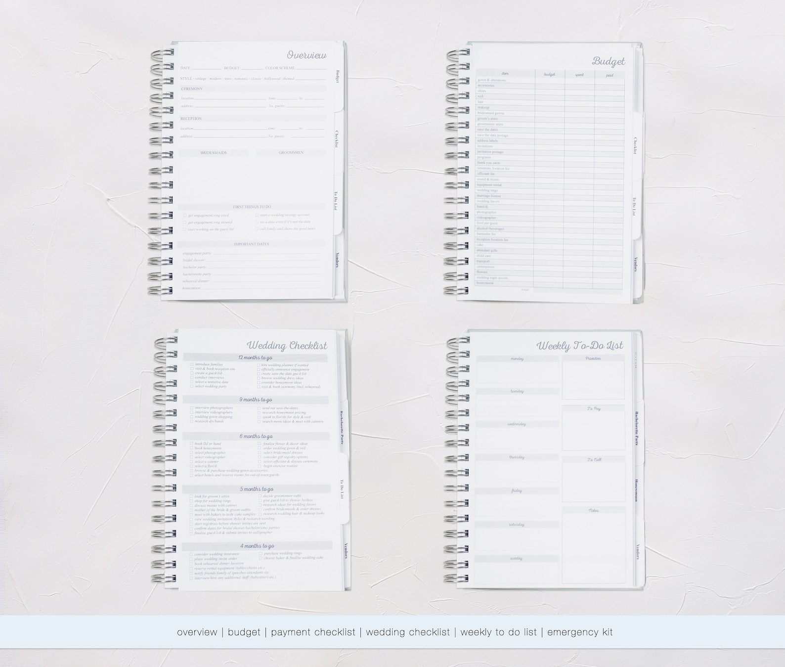Personalized Wedding Planner Book, Custom Wedding Planner, Wedding Hard ...
